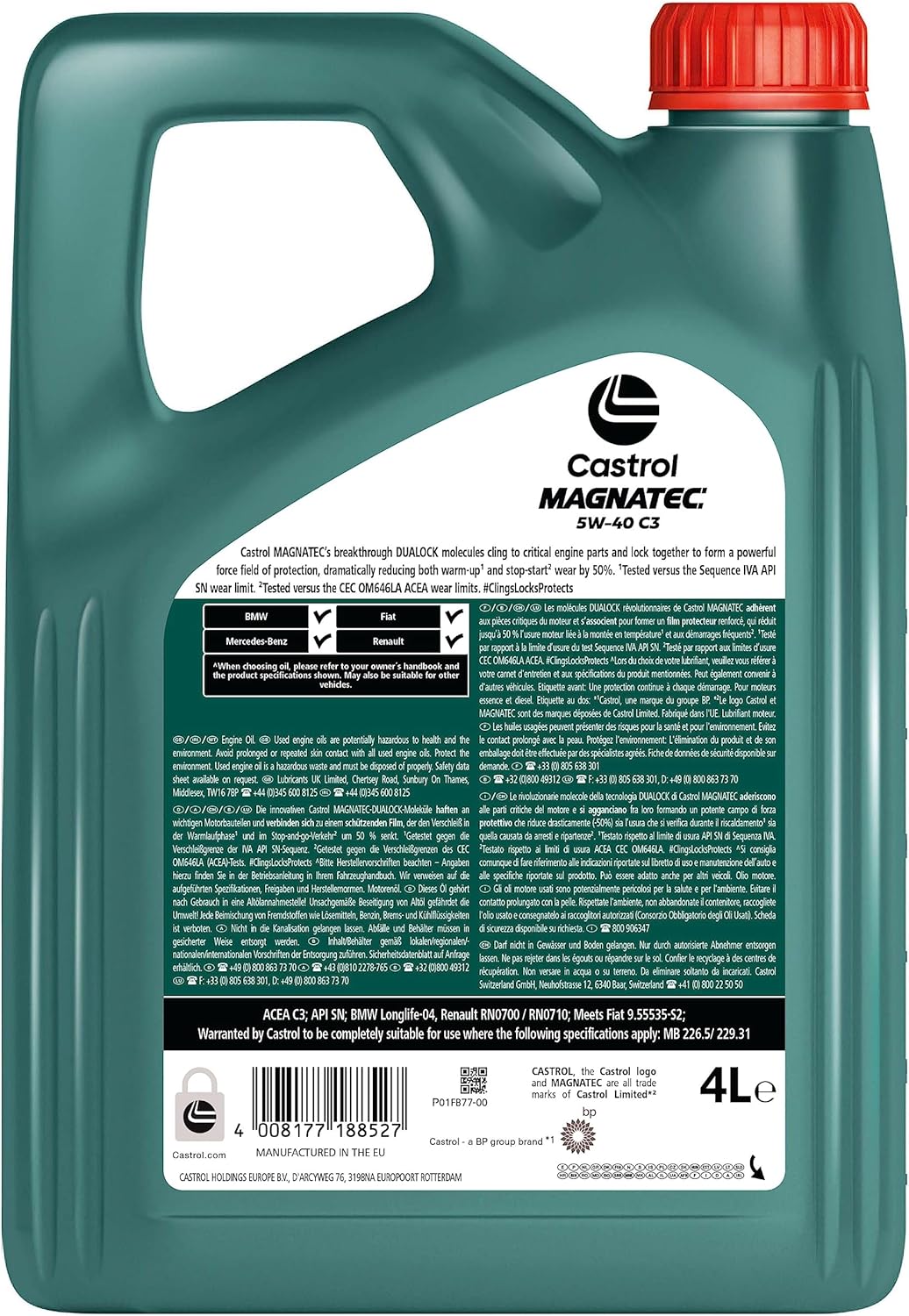 Castrol MAGNATEC 5W-40 C3 4L | Start Auto Macedonia